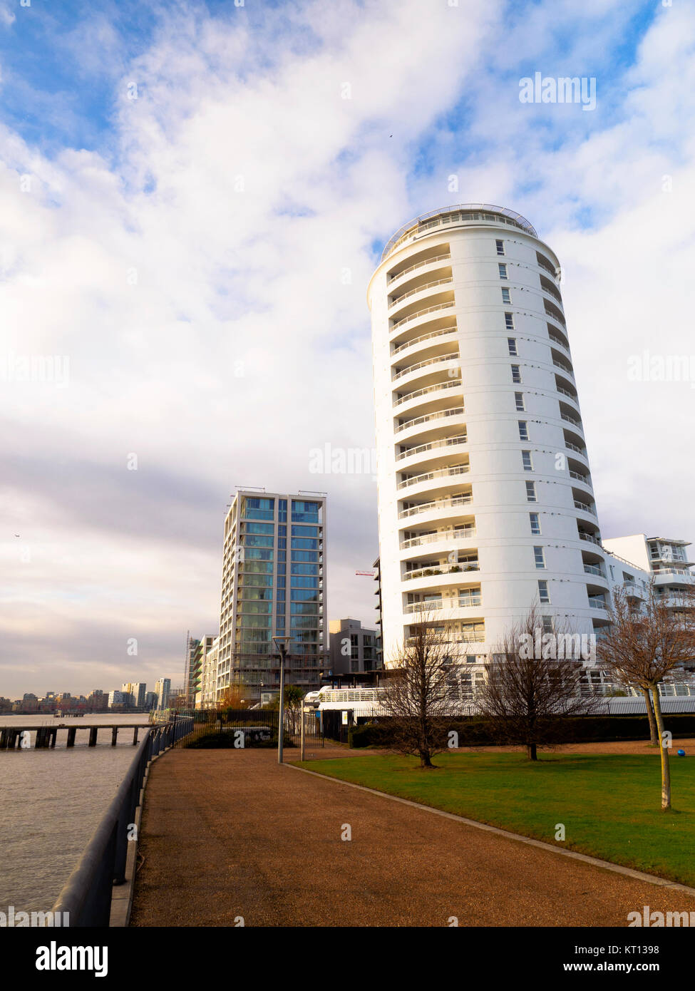 Housing Development building near Thames Barrier Park - London, England ...