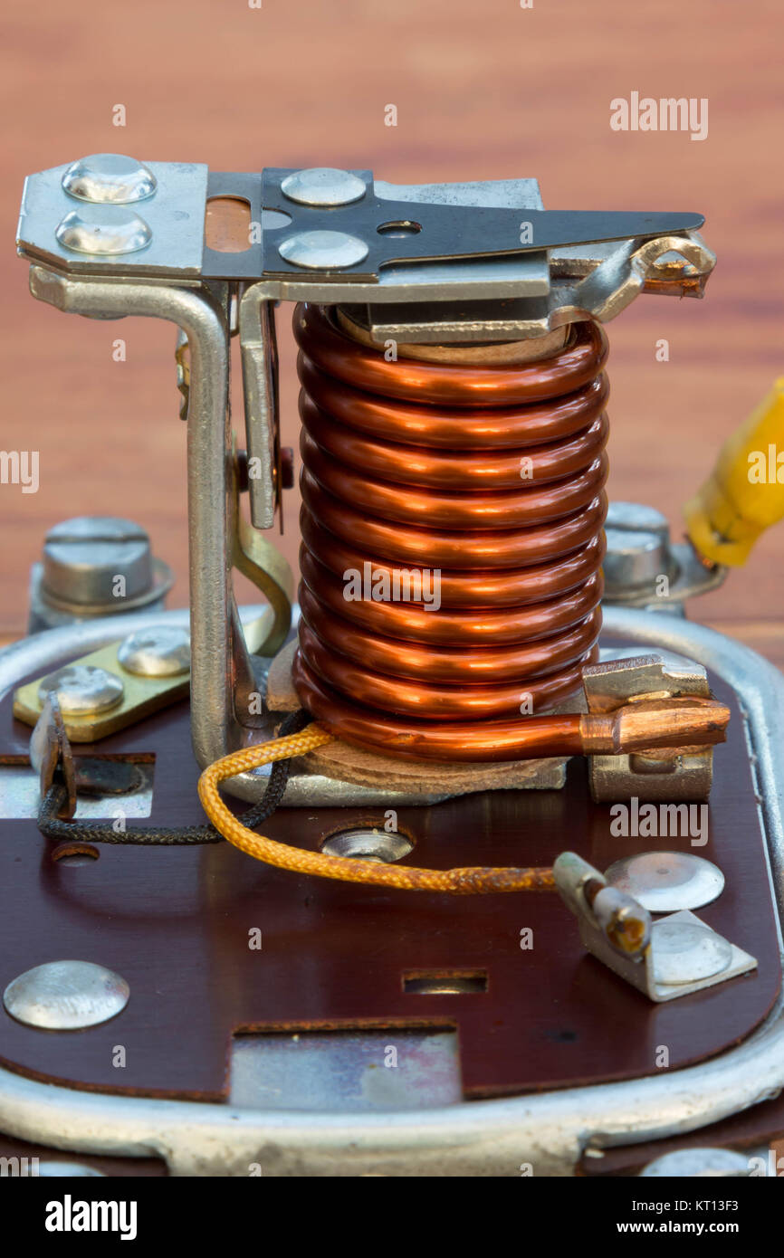 Old electrical relay switch hi-res stock photography and images - Alamy