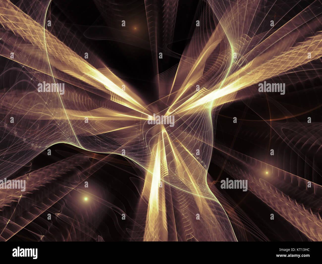 Digital Fractal Field Stock Photo - Alamy
