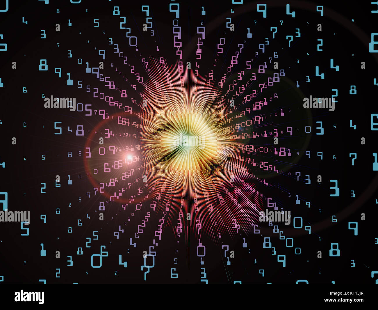 Realms of World of Numbers Stock Photo - Alamy