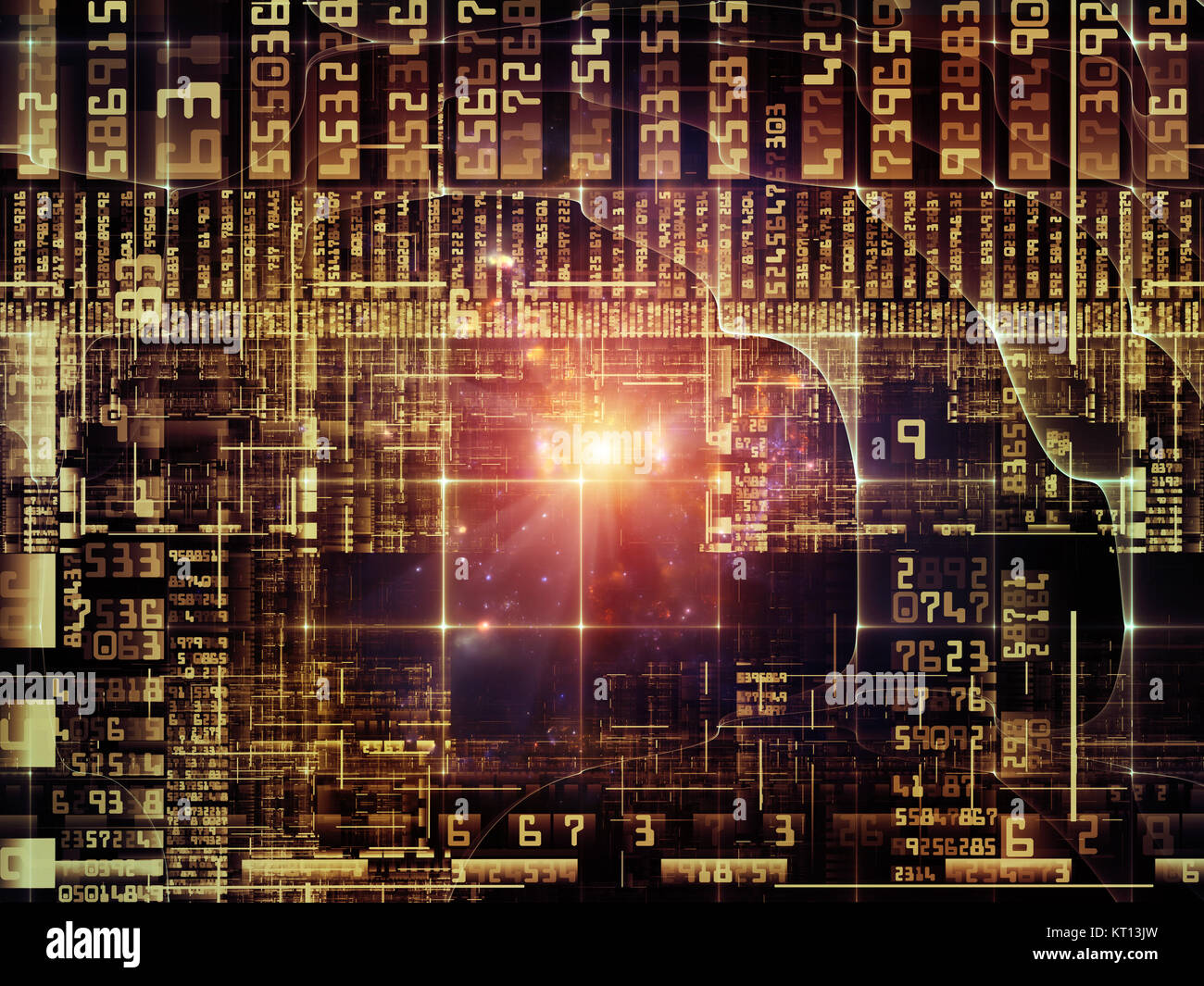 Inner Life of Technology Links Stock Photo - Alamy