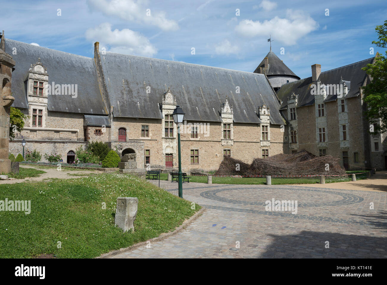 The Château de Laval, known as Le Vieux Chateau. Laval is situated in ...
