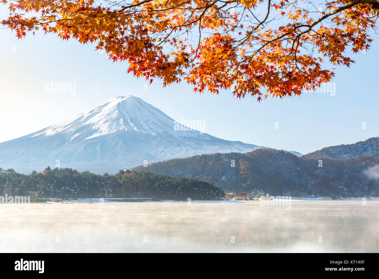 Mt. Fuji in autumn Stock Photo - Alamy