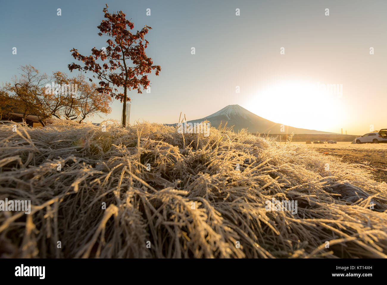 Mount Fuji Sunrise Stock Photo - Alamy