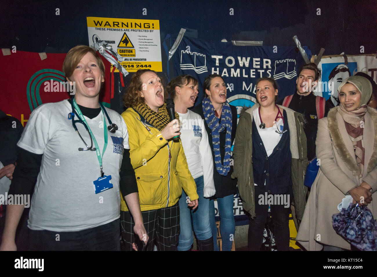 The National Health Singers perform their song "Yours" about the NHS ...