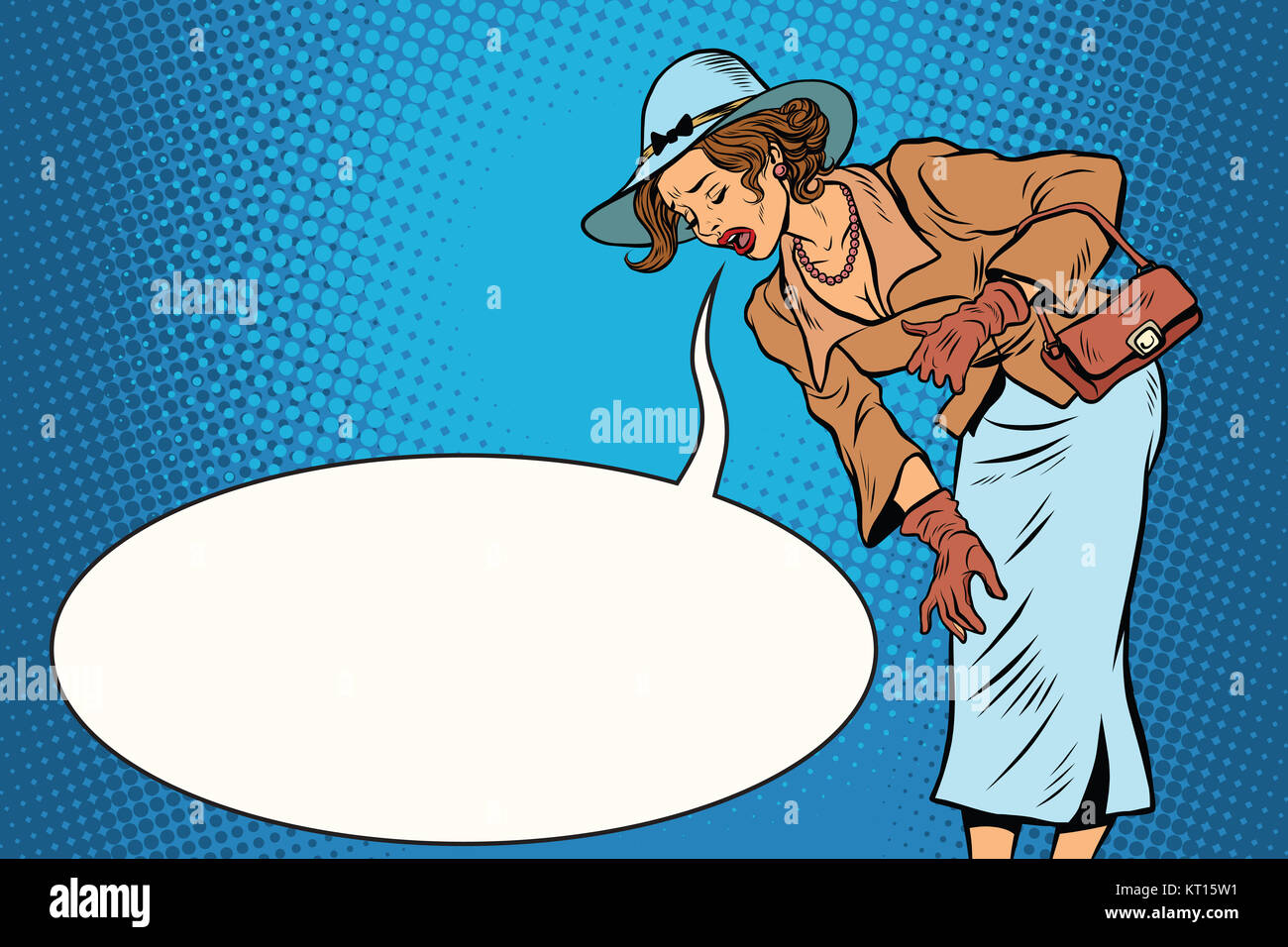 Ill woman vomiting food poisoning hi-res stock photography and images ...