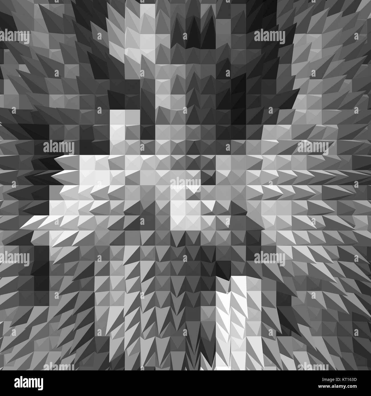 Triangular pyramid Black and White Stock Photos & Images - Alamy