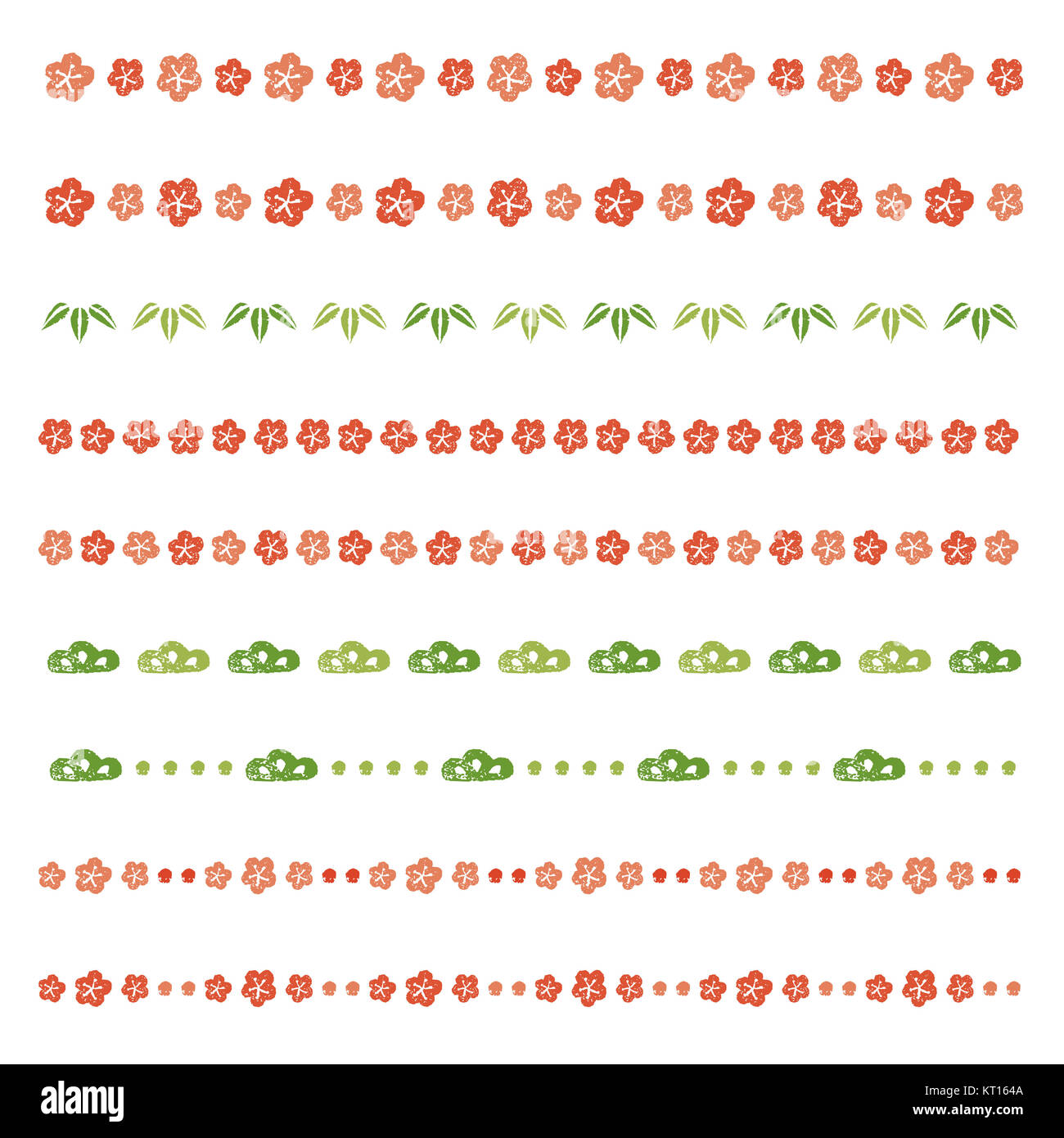 Japanese style elements Cut Out Stock Images & Pictures - Alamy