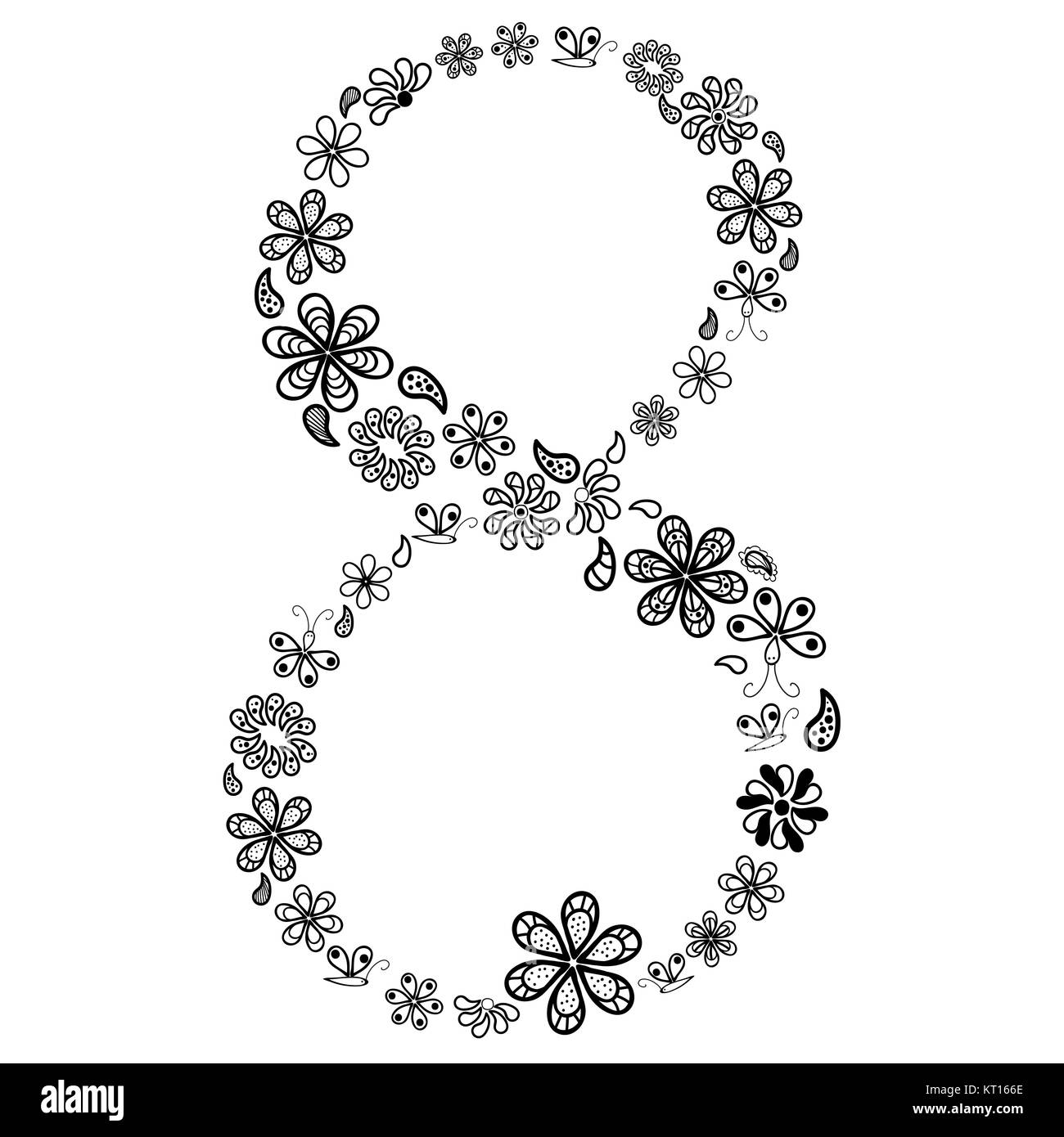 Birthday type design Black and White Stock Photos & Images - Alamy