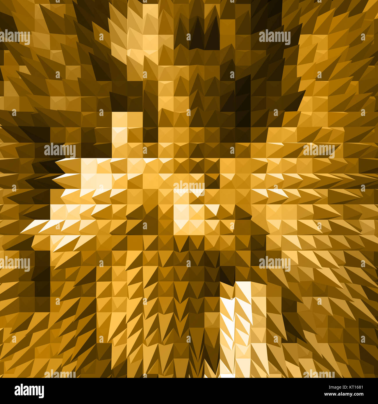 Gold triangle pattern wallpaper hi-res stock photography and images - Alamy