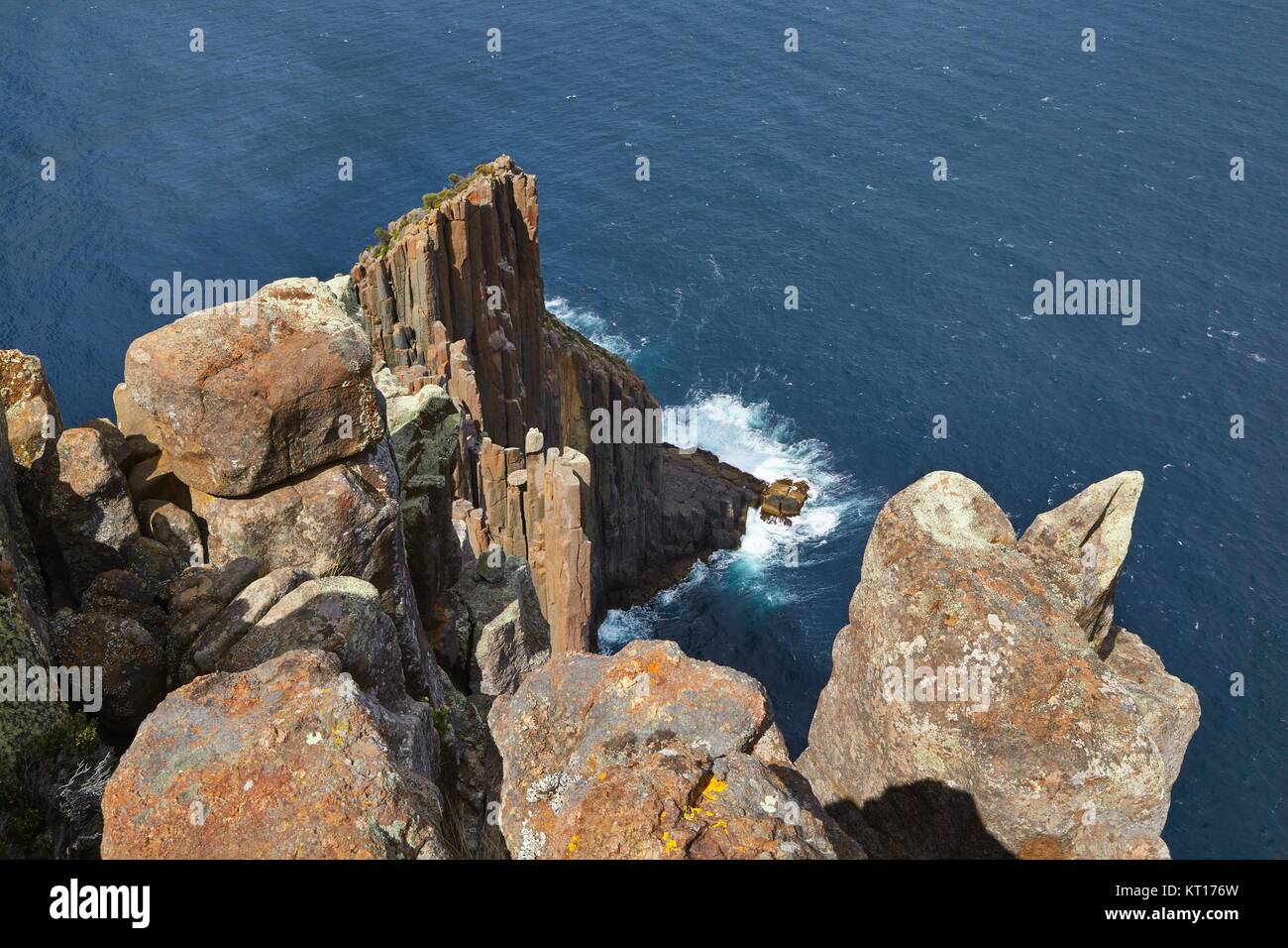 Rugged coastline cliffs Stock Photo - Alamy