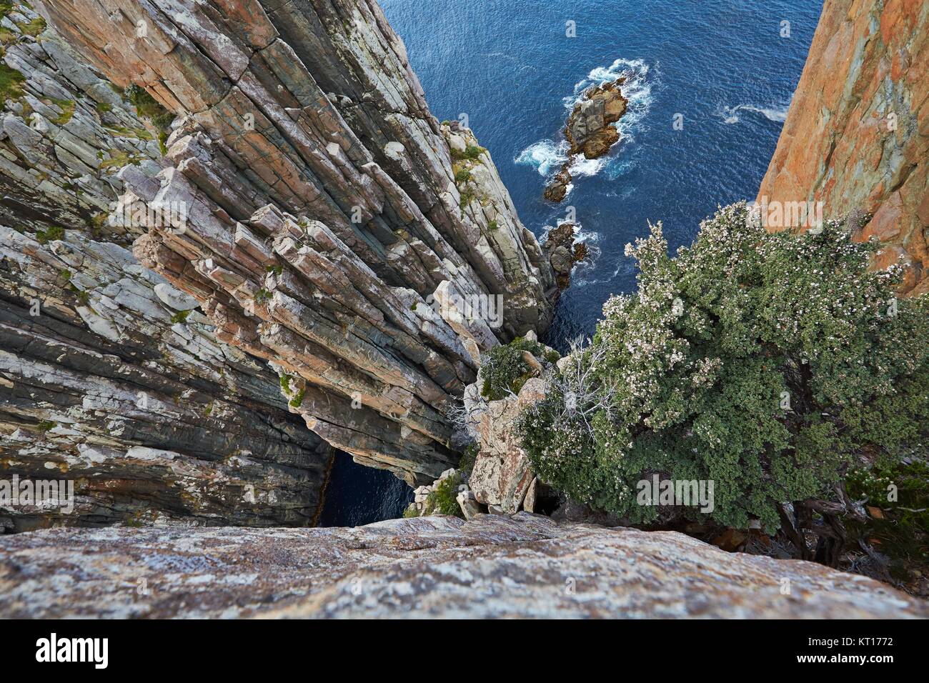 Rugged coastline cliffs Stock Photo - Alamy