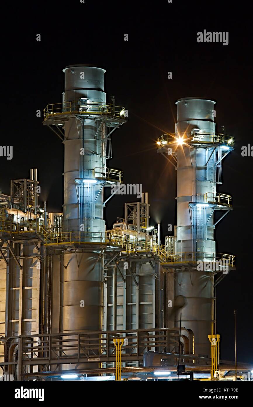 Modern Power Plant Stock Photo - Alamy