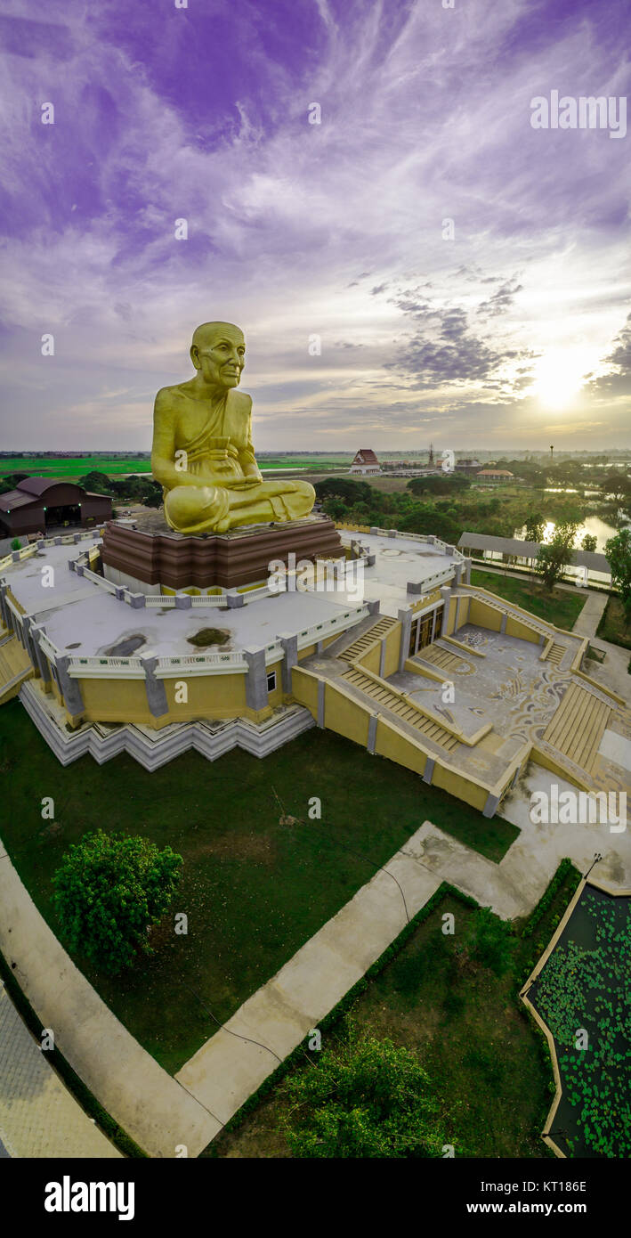 The statue monk Stock Photo - Alamy