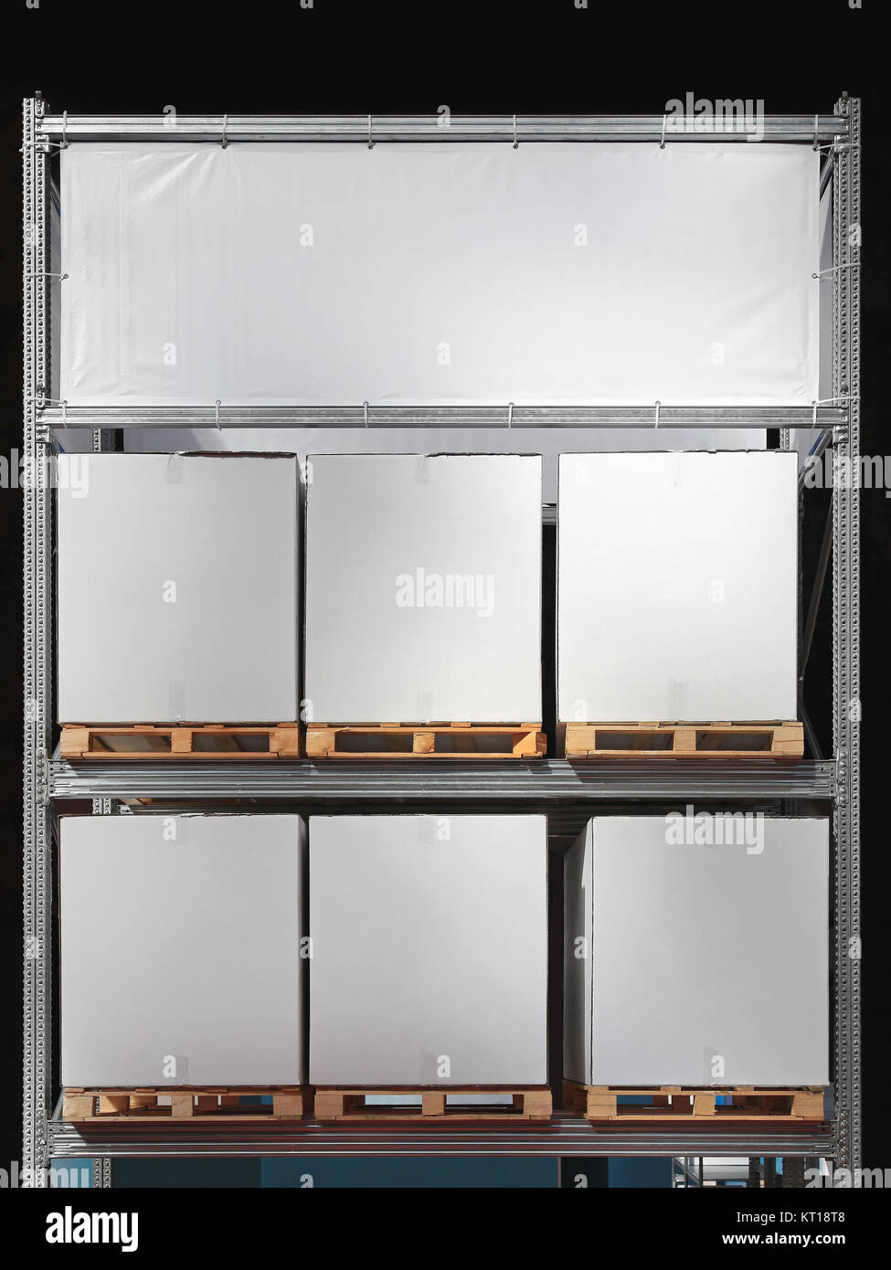 Industrial rack boxes pallets hi-res stock photography and images - Alamy