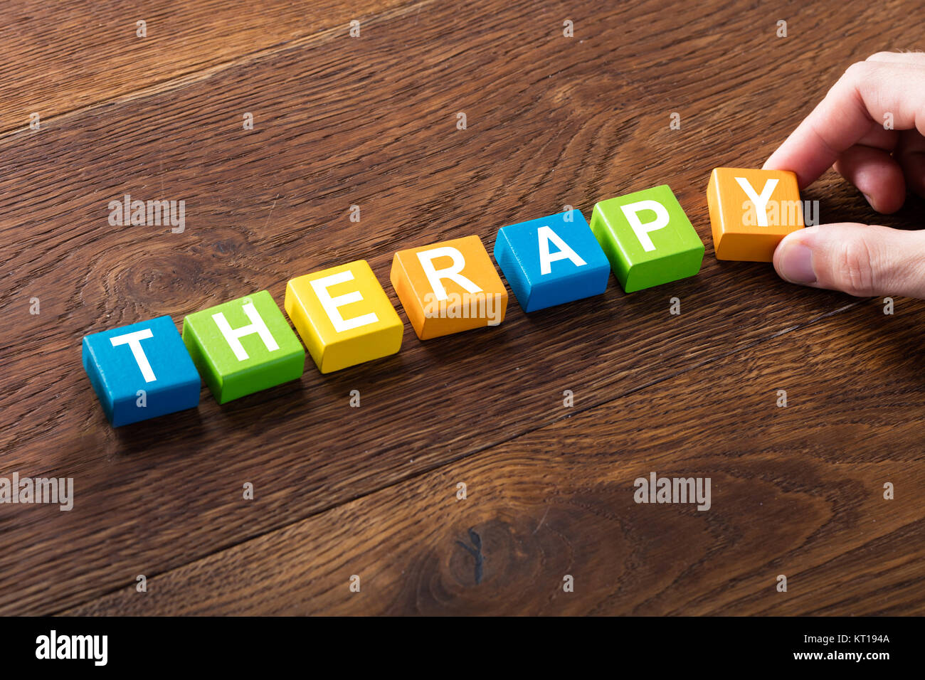 Close-up Of A Therapy Concept Stock Photo - Alamy