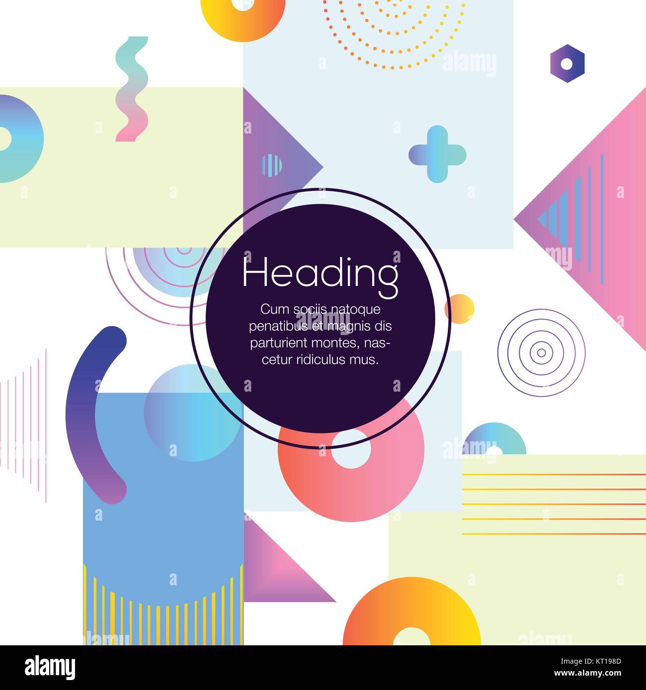 Abstract Background - modern vector template illustration Stock Vector ...