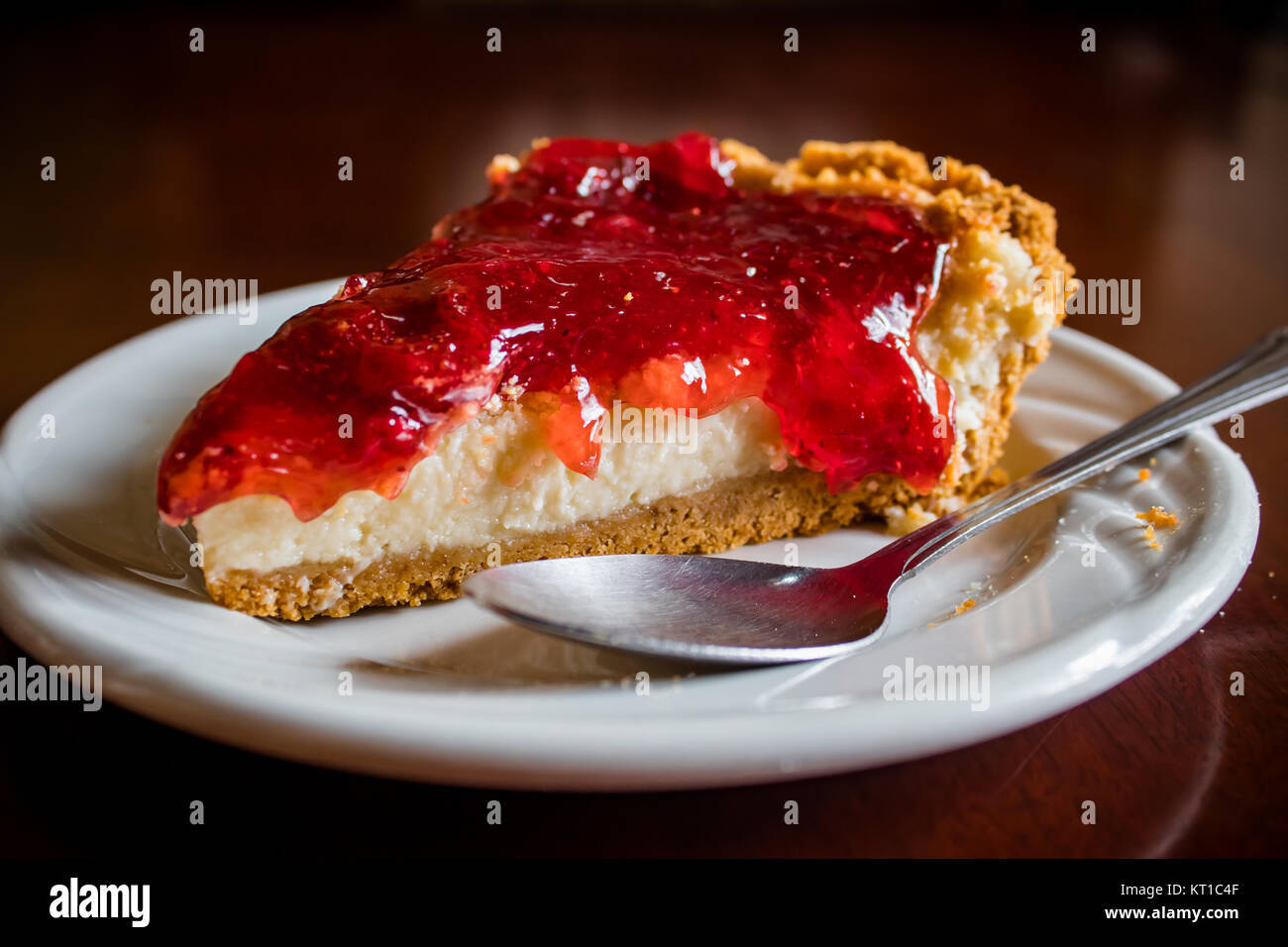 A delicious piece of cheesecake Stock Photo - Alamy