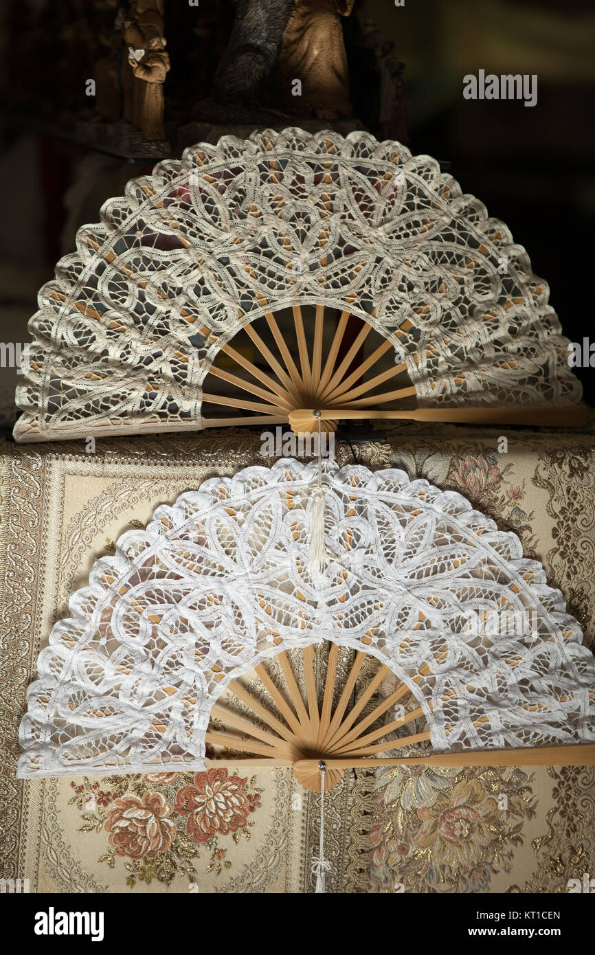 Handmade fans as souvenir hi-res stock photography and images - Alamy