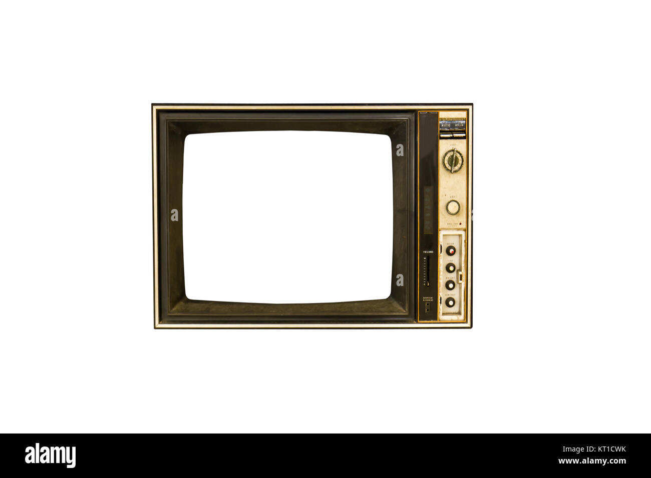 Retro Vintage television Stock Photo - Alamy