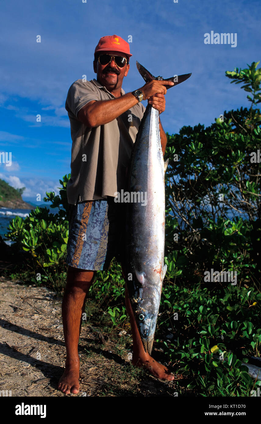 Seychelles mahe island fishing hi-res stock photography and images - Alamy