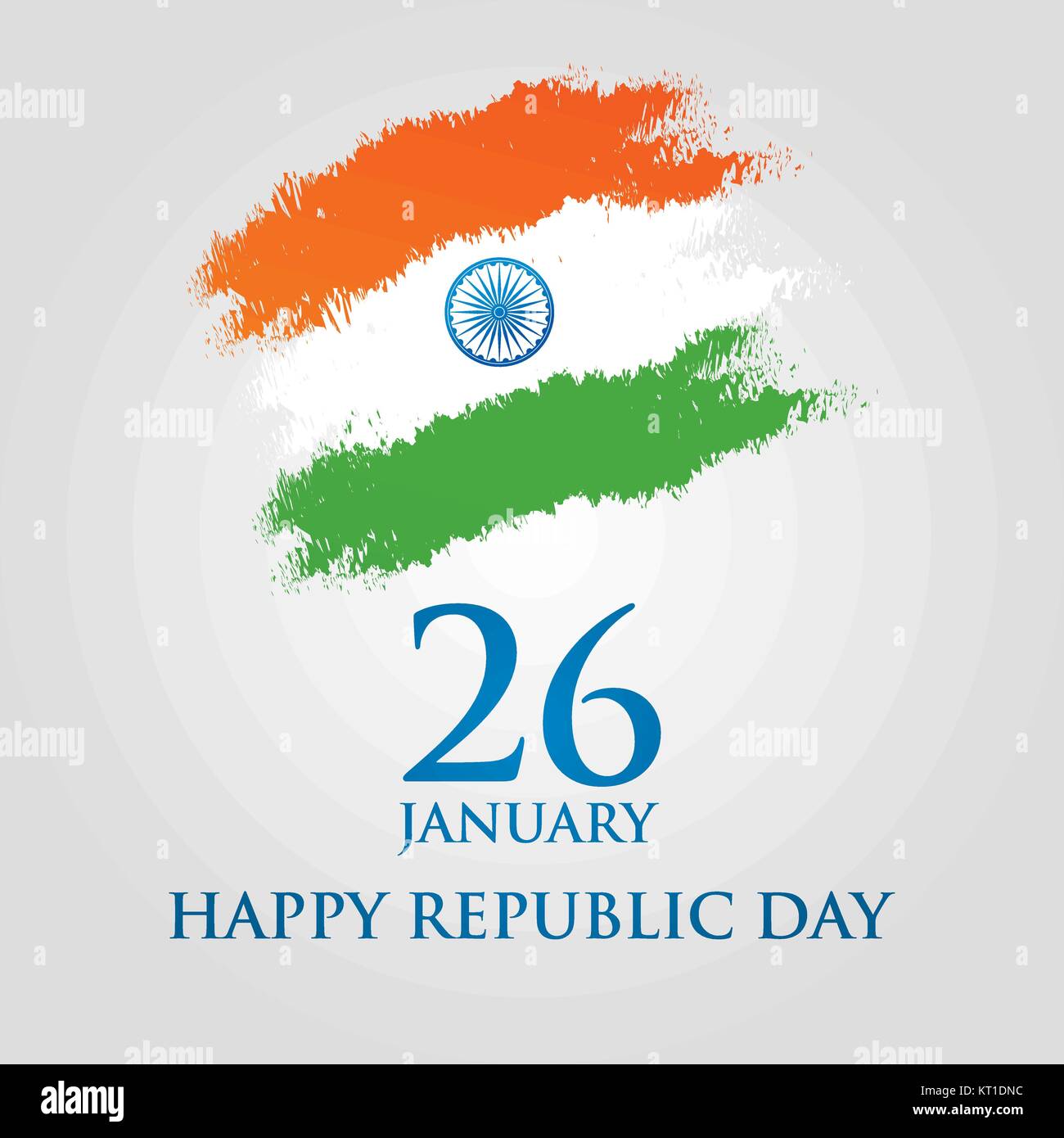 India Republic Day greeting card design vector illustration. 26 January ...