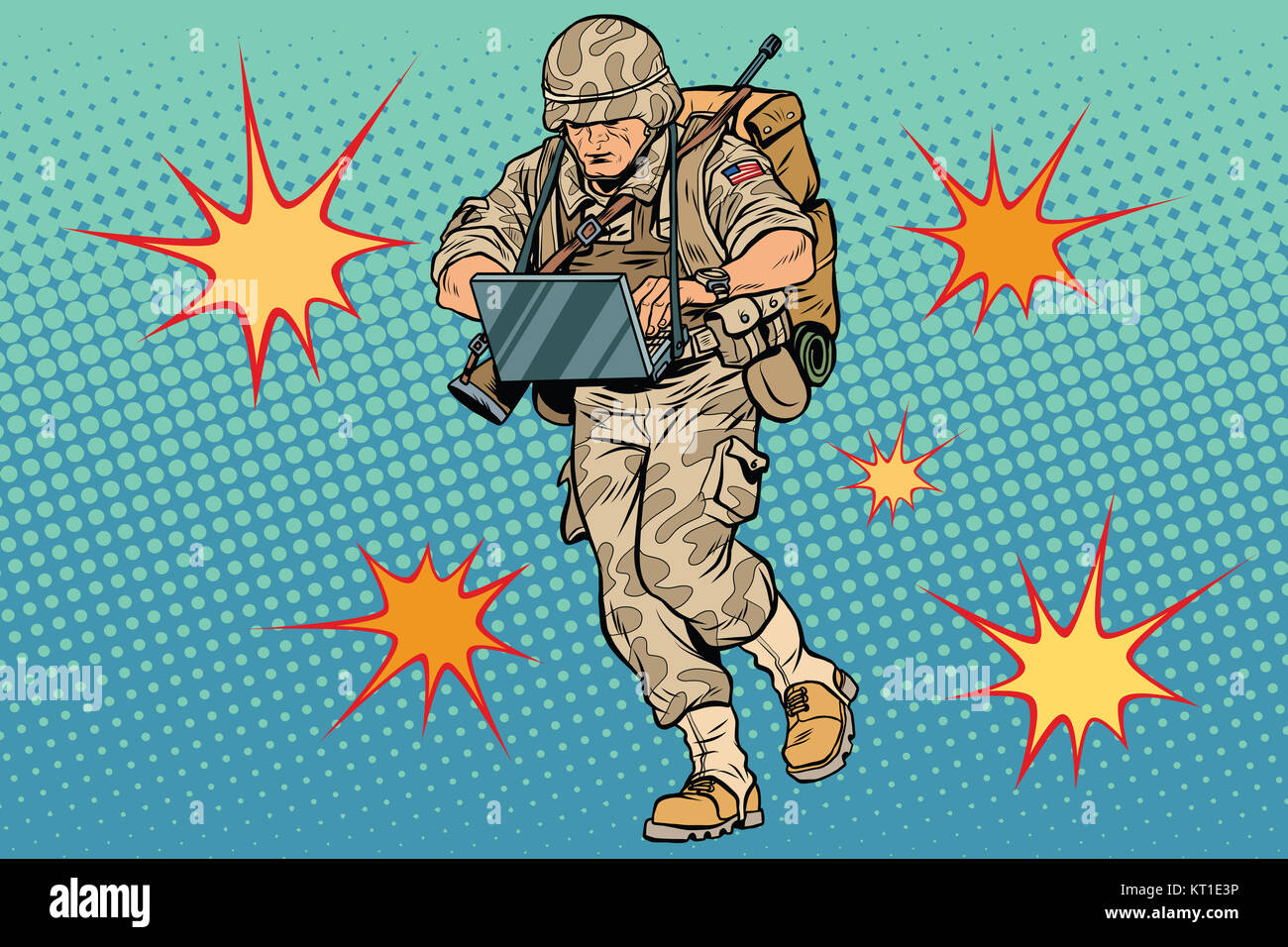 Vintage military computers hi-res stock photography and images - Alamy