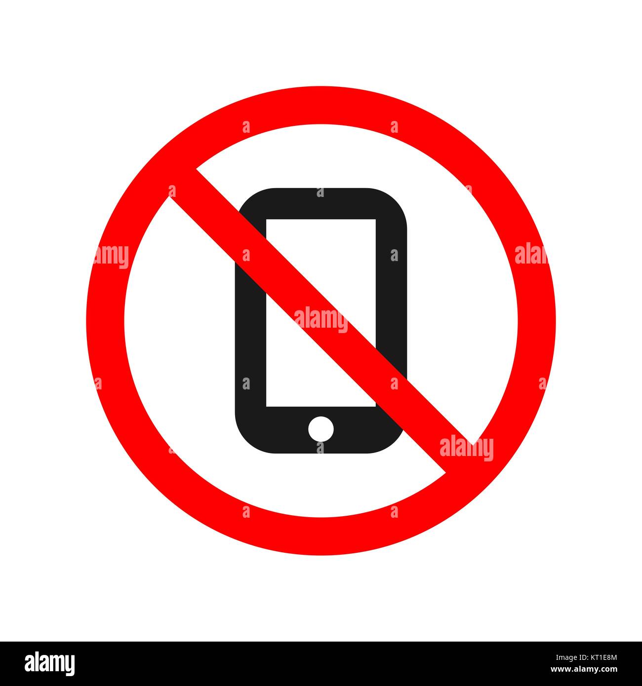 Phone symbol icon red Stock Vector Images - Alamy