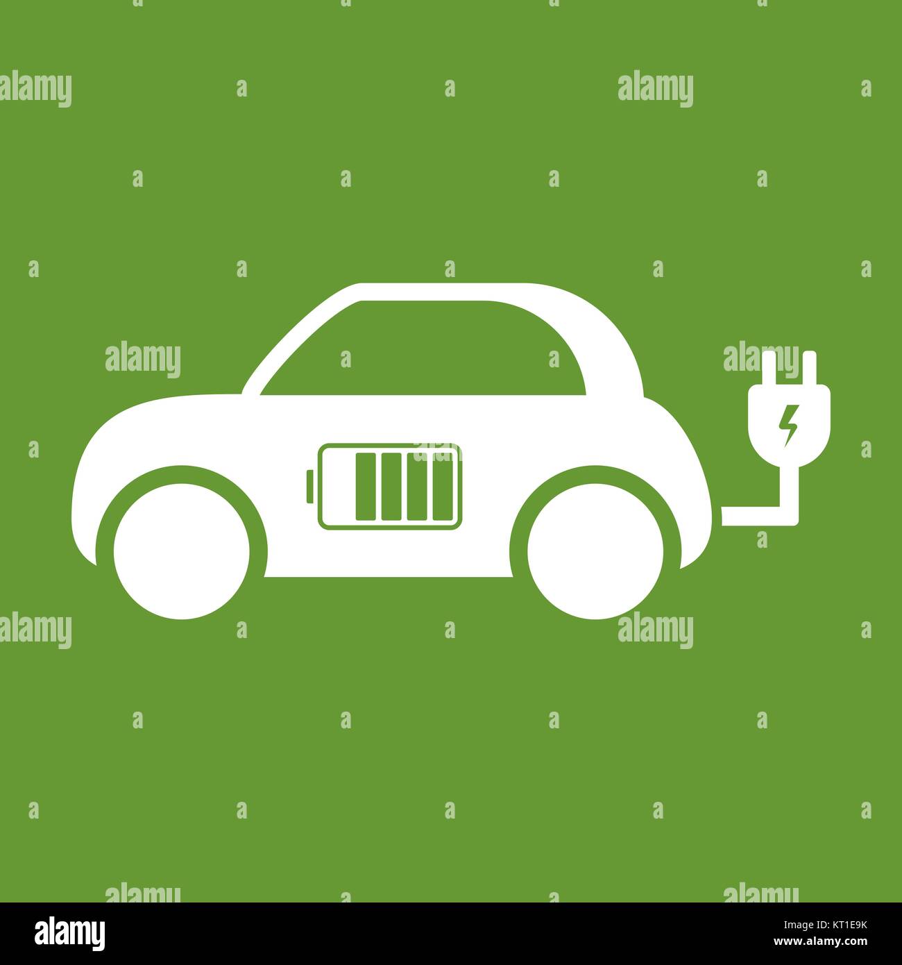 Electric car icon. vector illustration. E-car sign Stock Vector Image ...