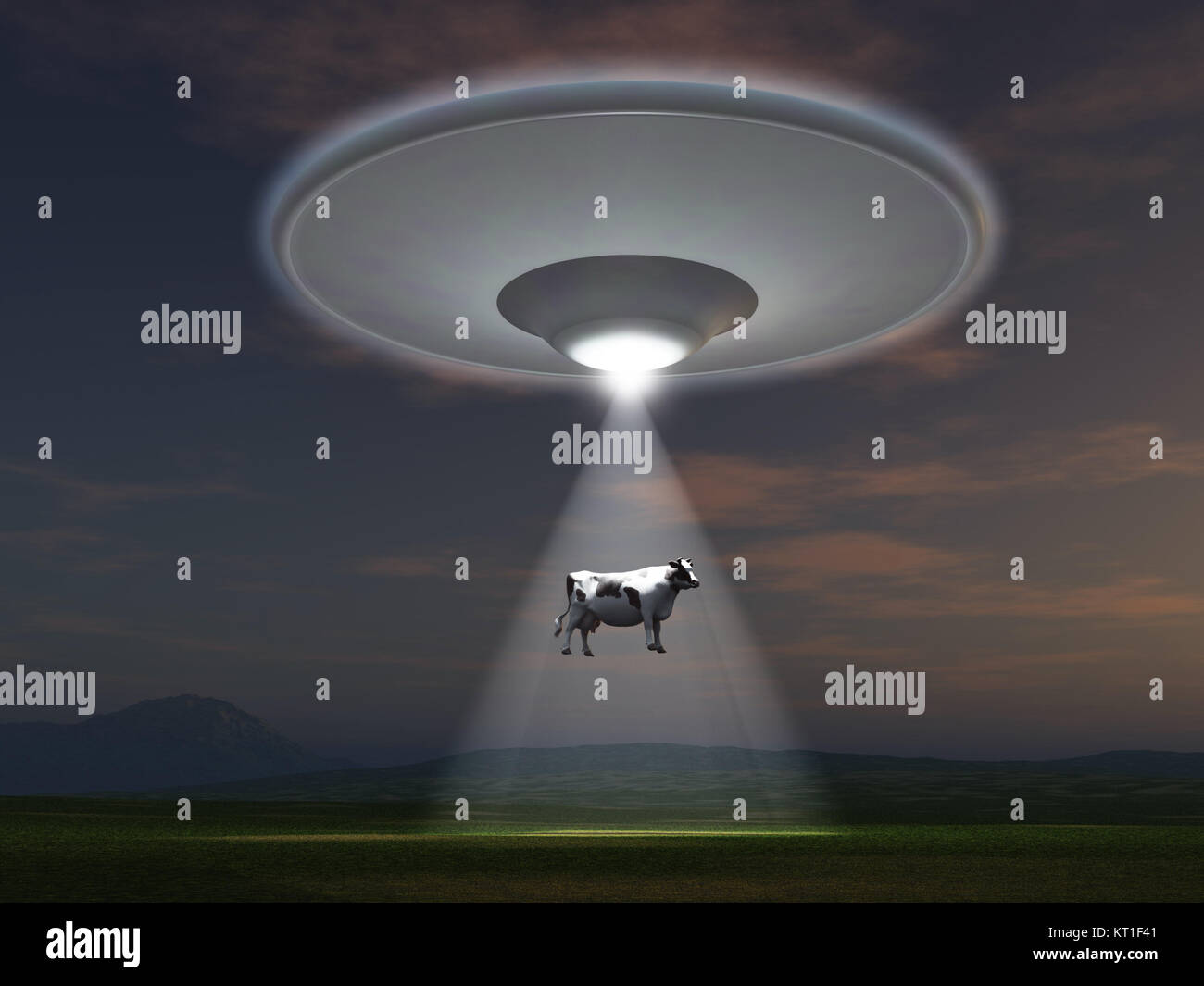 Ufo abduction hi-res stock photography and images - Alamy