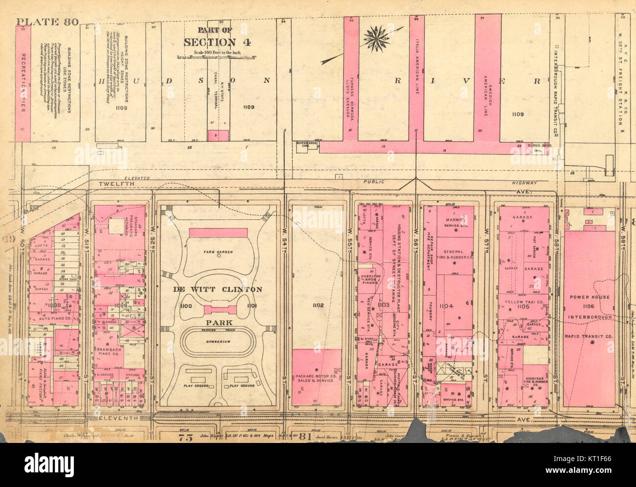 1930s manhattan map hi-res stock photography and images - Alamy