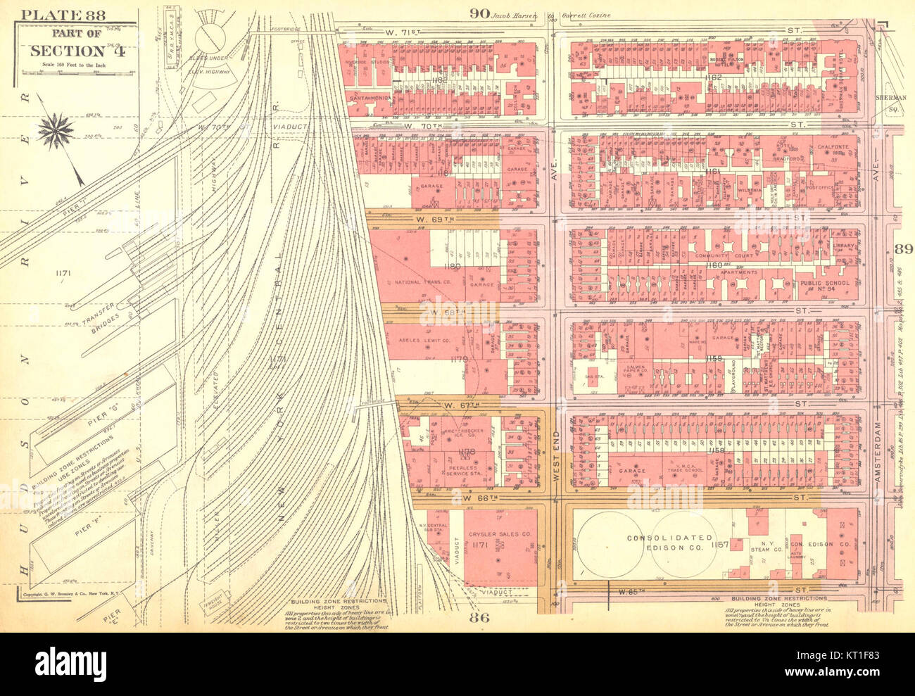 The Bromley Manhattan Plate 088, published in 1955, is a notable piece ...