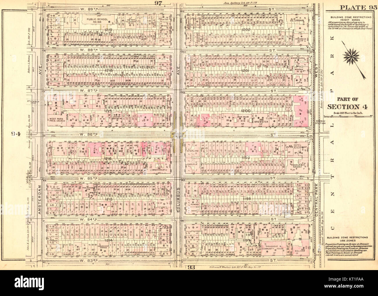 The Bromley Manhattan Plate 095, published in 1927, is a collectible ...