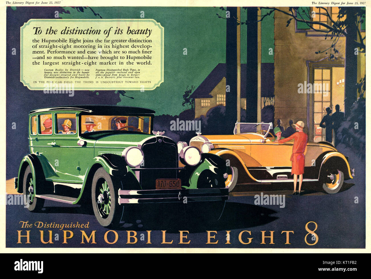 Ad hupmobile eight hi-res stock photography and images - Alamy