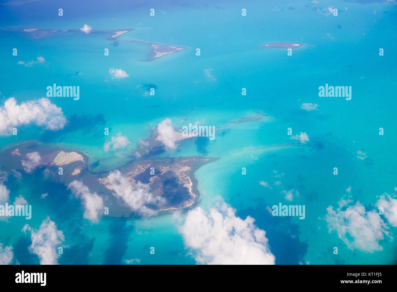 Beautiful view of idyllic islands from above Stock Photo - Alamy