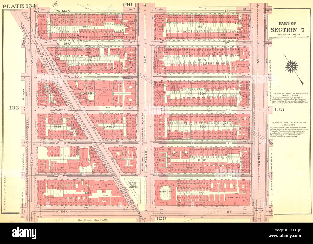 1950s new york city map hi-res stock photography and images - Alamy