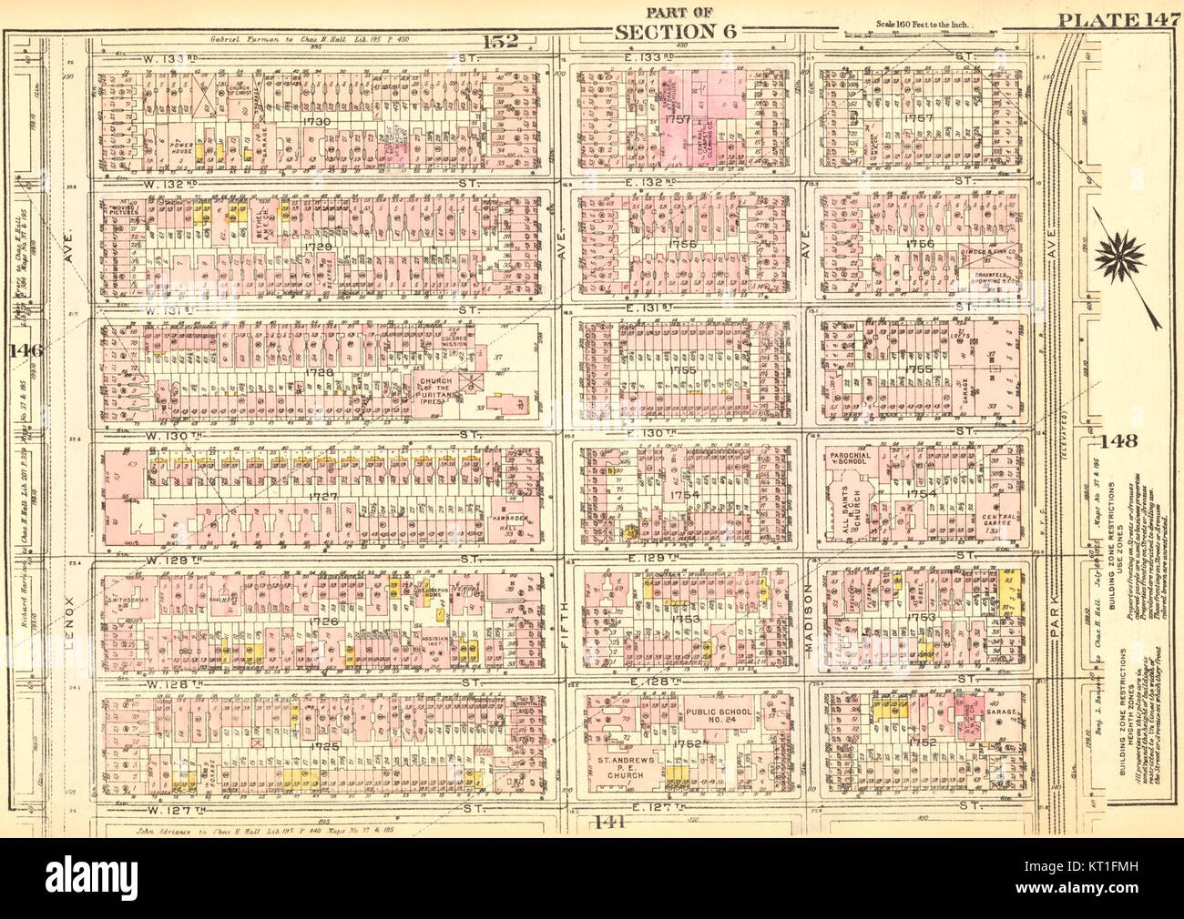The Bromley Manhattan Plate 147 is a historical plate from 1927 ...
