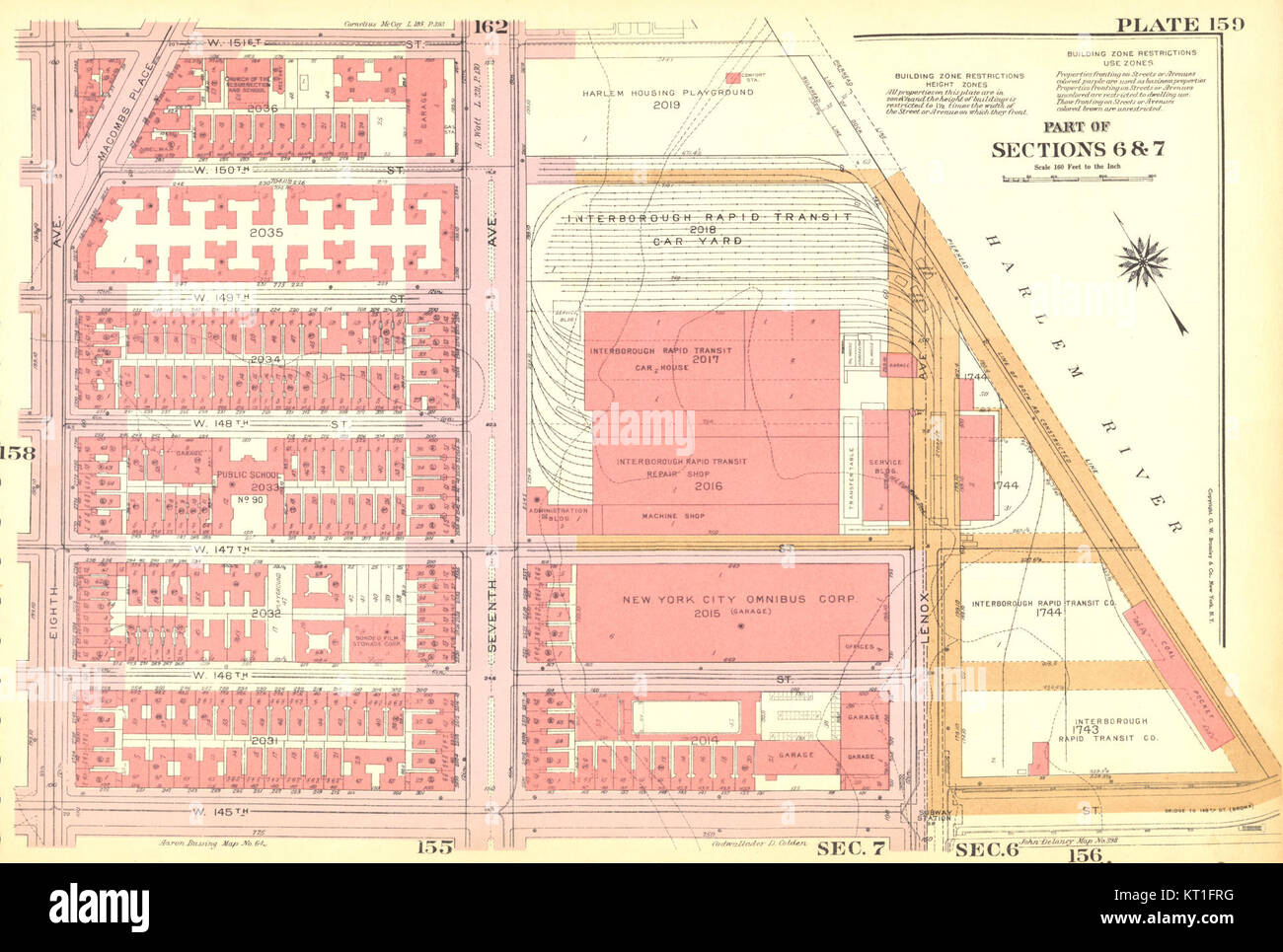 Vintage manhattan map 1950s hi-res stock photography and images - Alamy