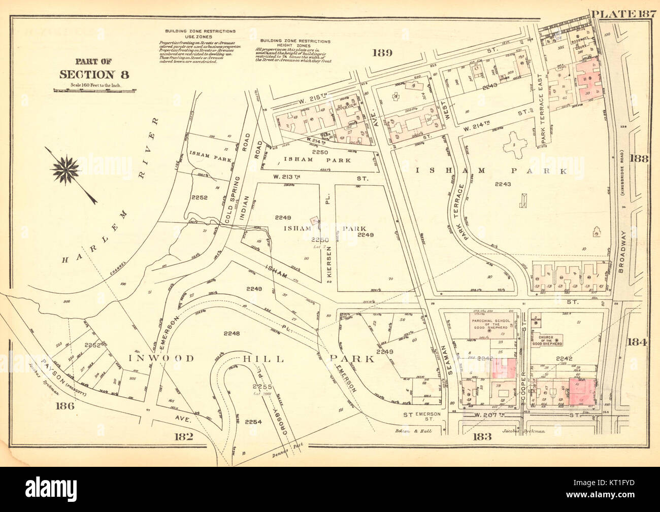 The Bromley Manhattan Plate 187, published in 1927, is a significant ...