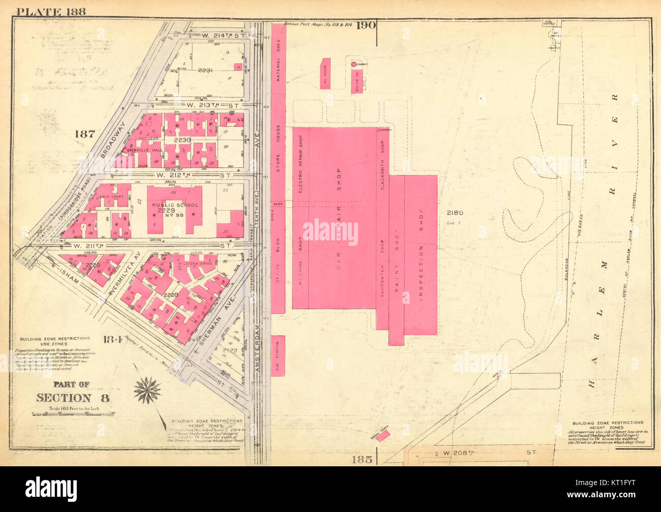 1930s manhattan map hi-res stock photography and images - Alamy