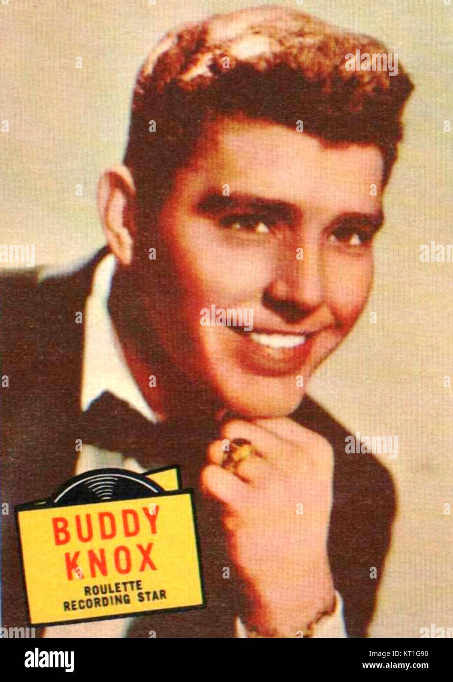 Buddy Knox, an American singer, is recognized for his contributions to ...