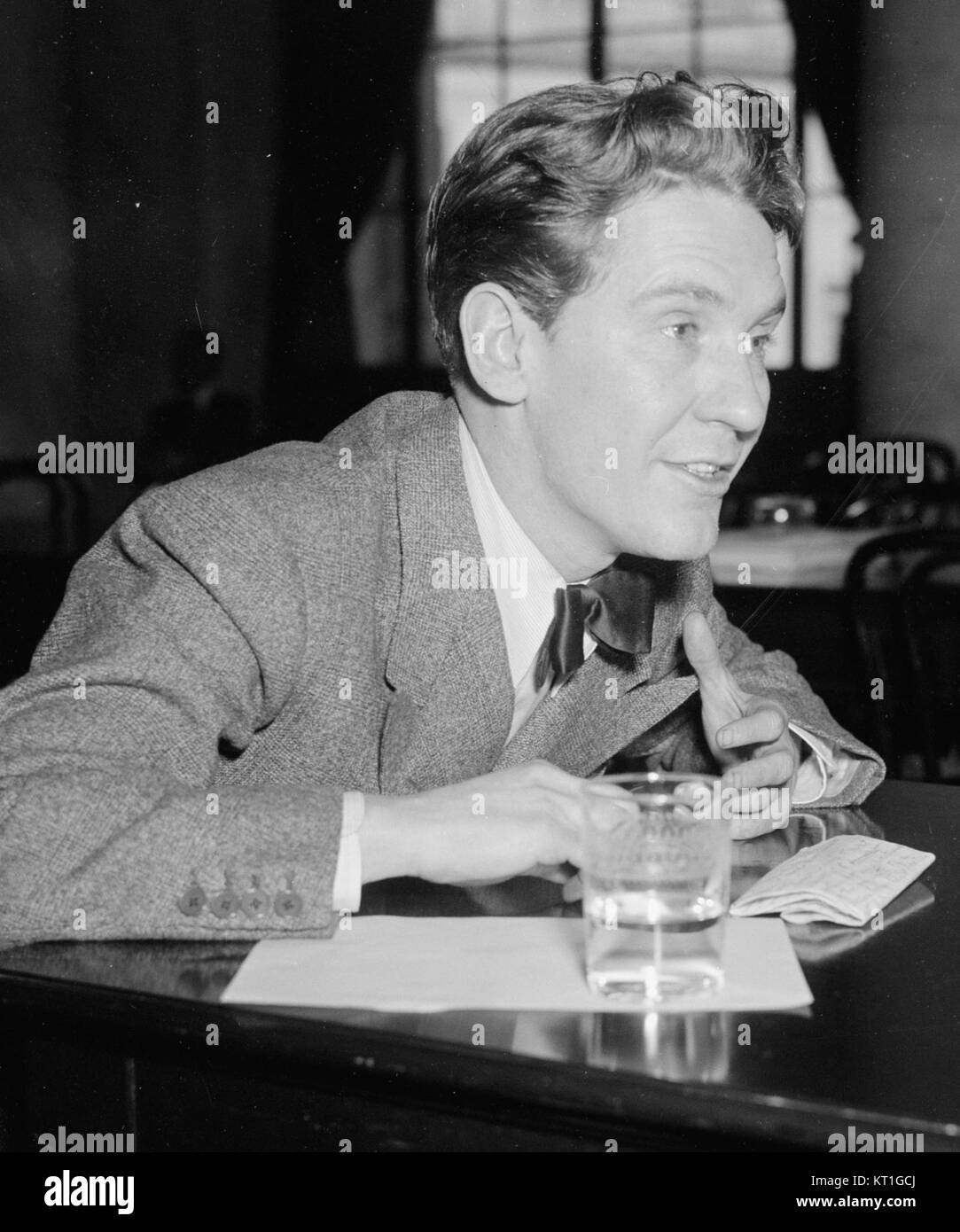 This photograph from February 1938 features Burgess Meredith, an ...