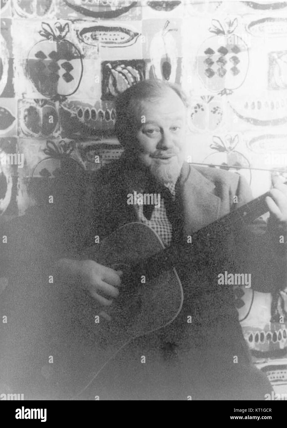 This portrait of Burl Ives by photographer Carl Van Vechten captures ...