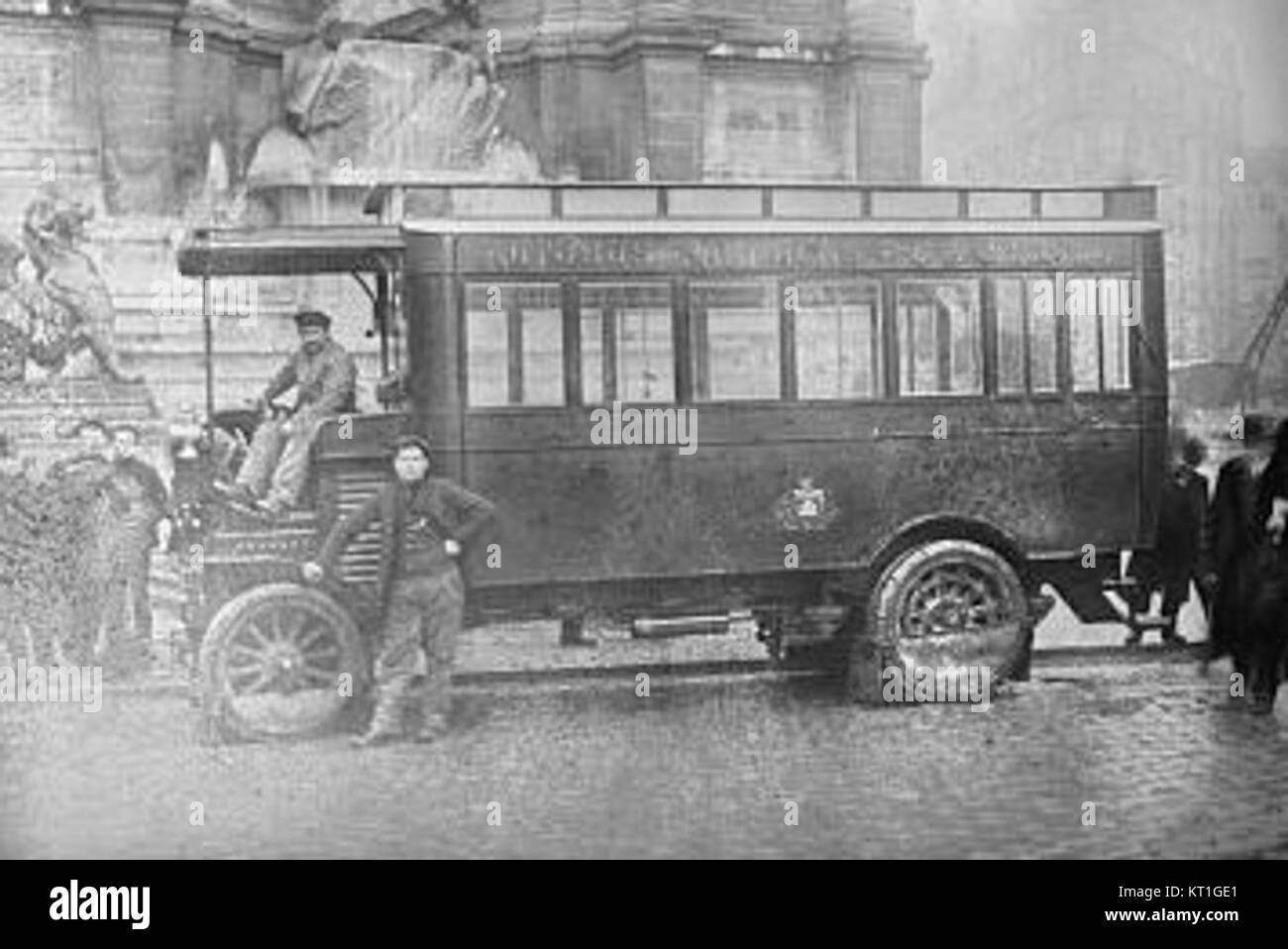 Bus paris 1908 02 Stock Photo - Alamy