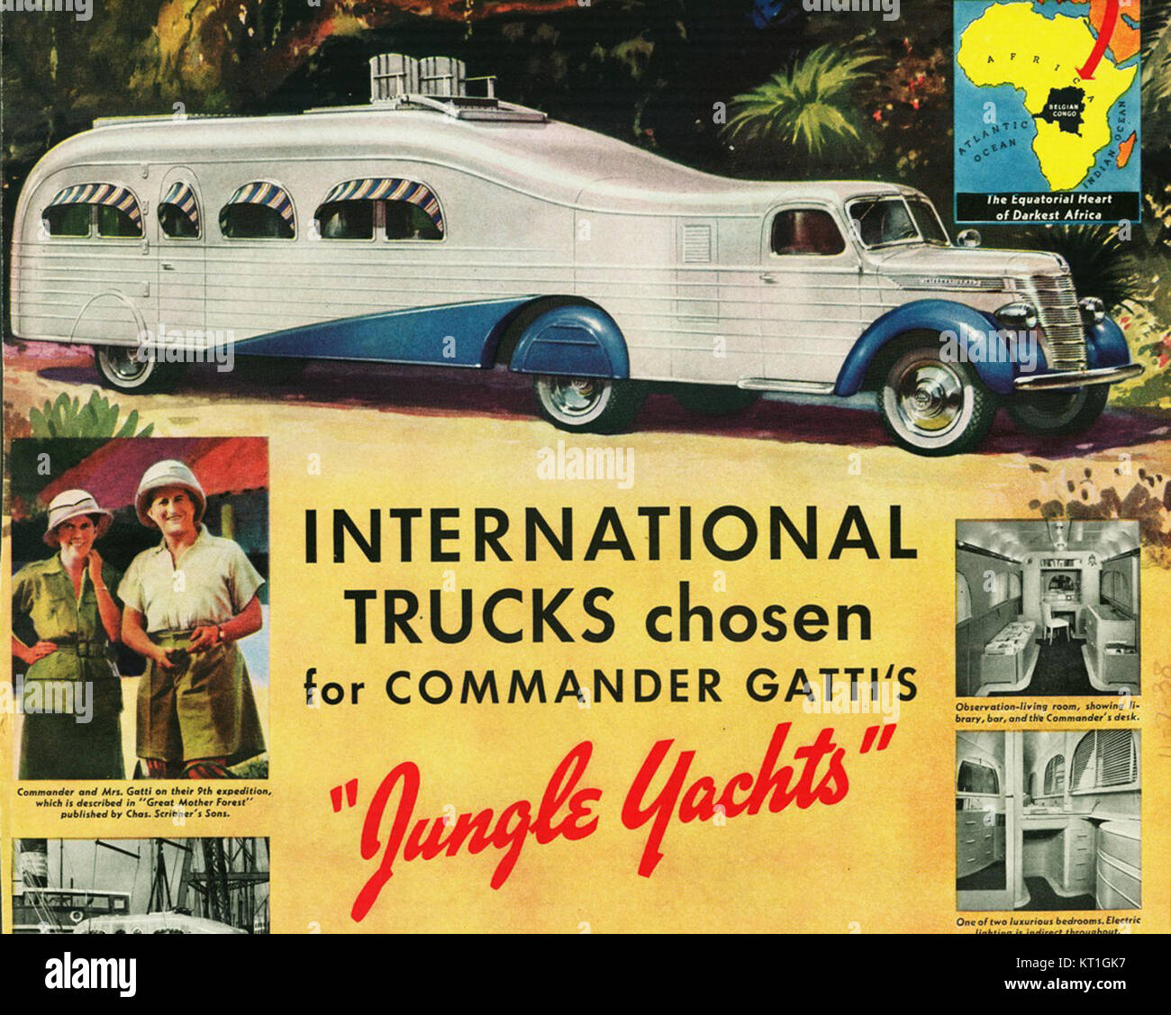 The 1939 International Jungle Yacht Truck, associated with Commander ...