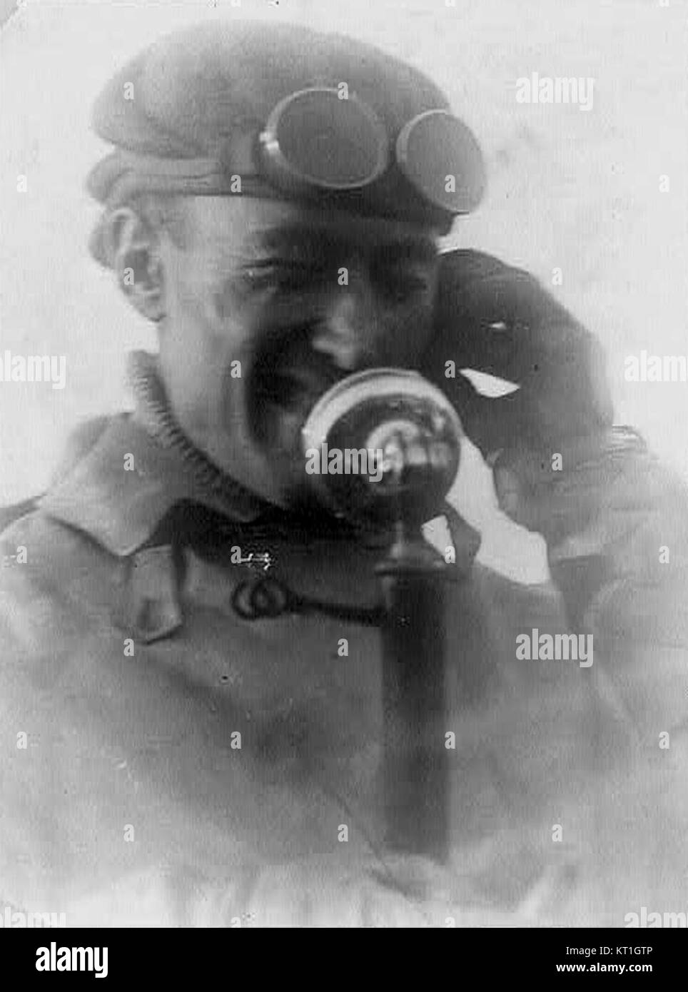 This photo captures Cal Rodgers, the first person to fly across the ...