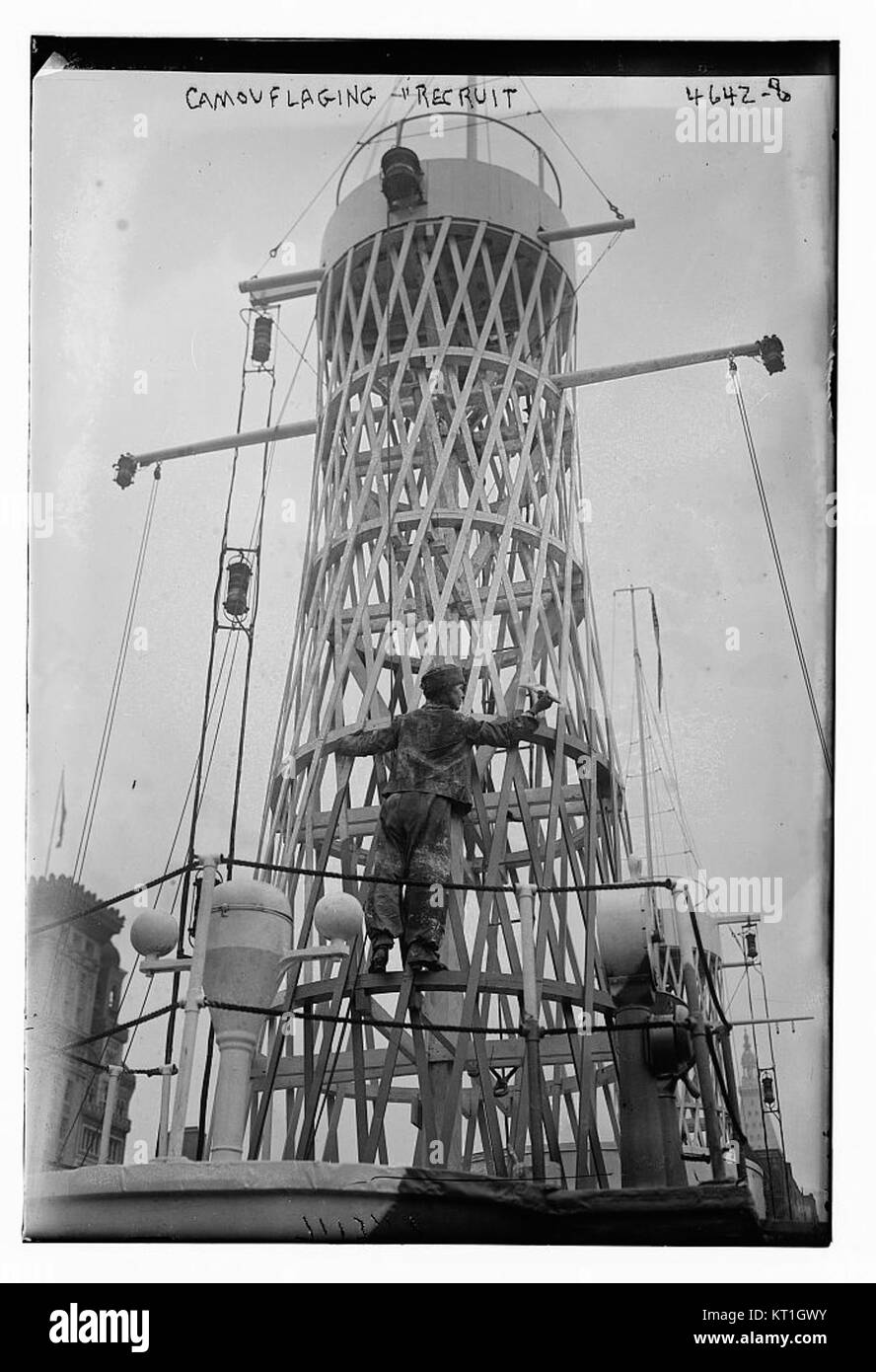 The 'Camouflaging RECRUIT' refers to a military training exercise or ...