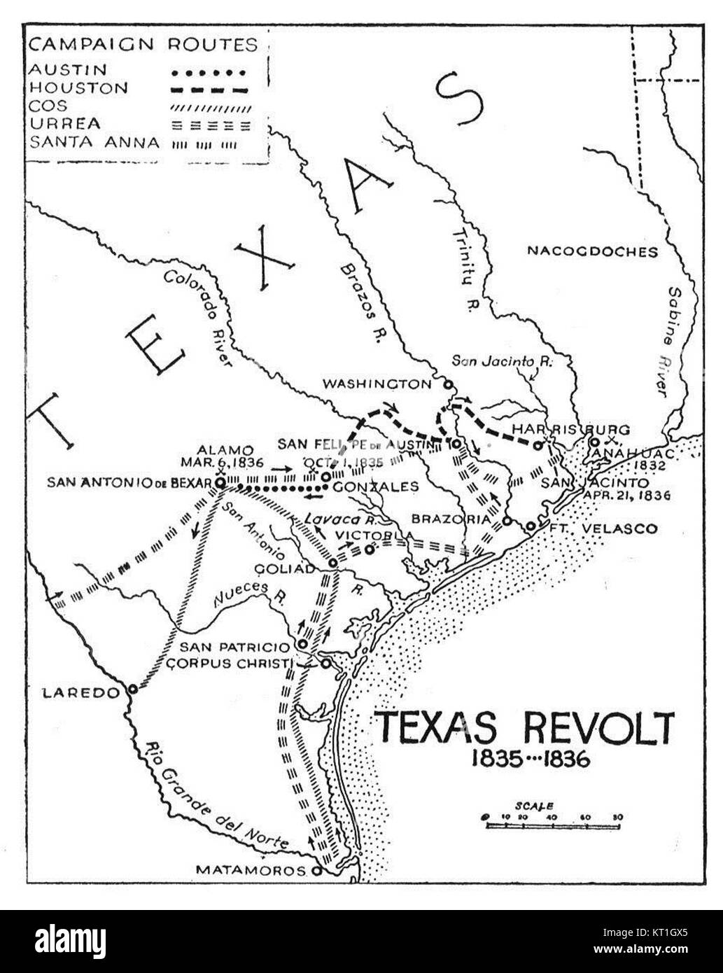 The Campaigns of the Texas Revolution were a series of military ...