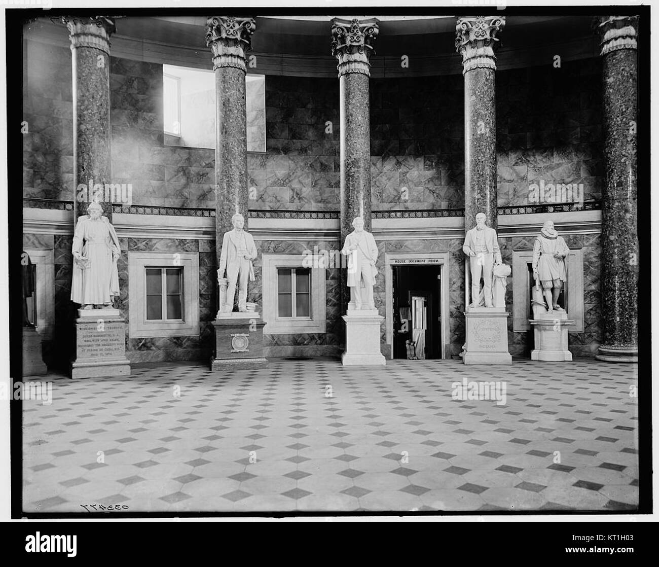 The Statuary Hall in the U.S. Capitol building is known for its ...