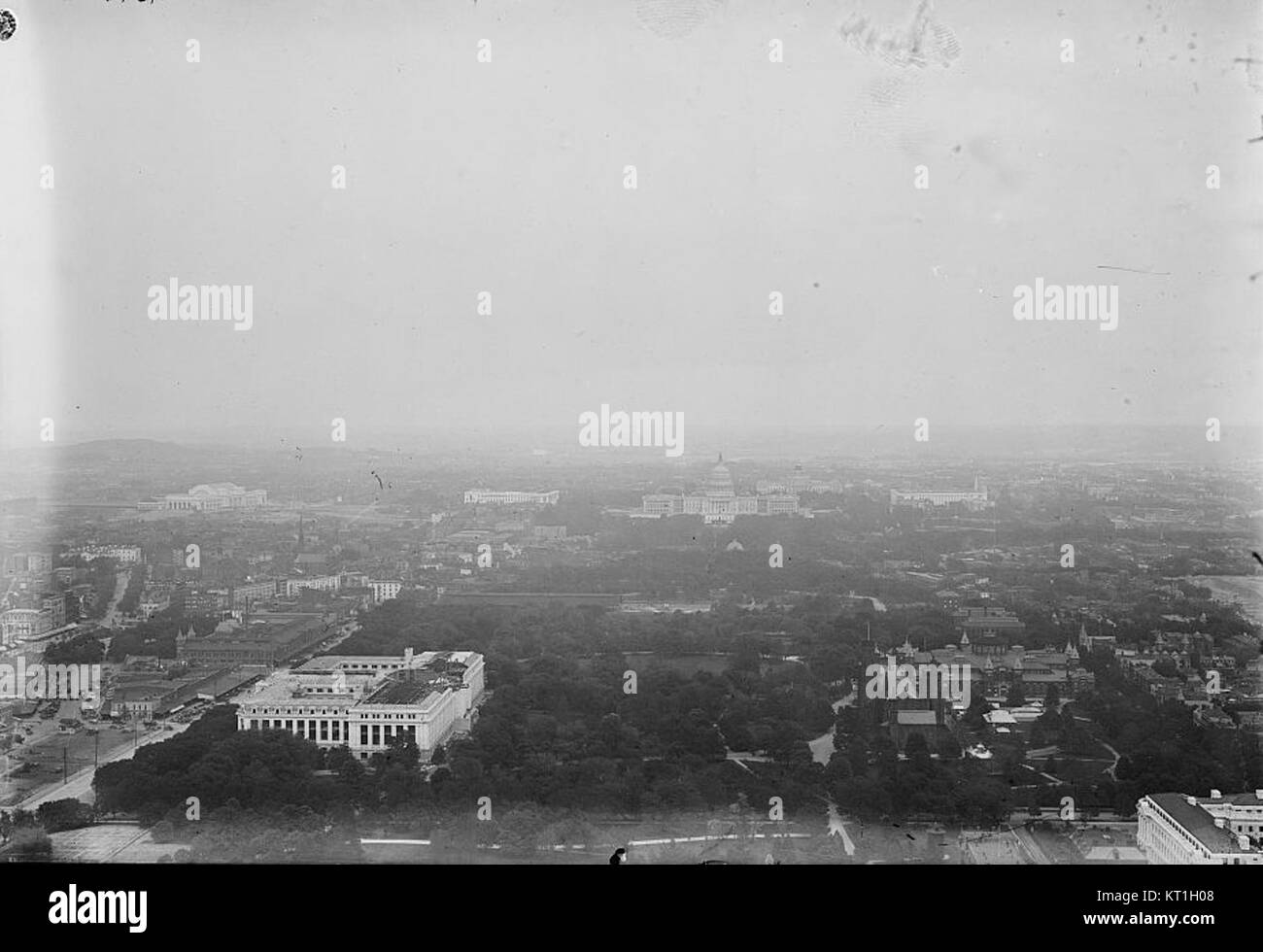 The United States Capitol Building is visible from atop the Washington ...